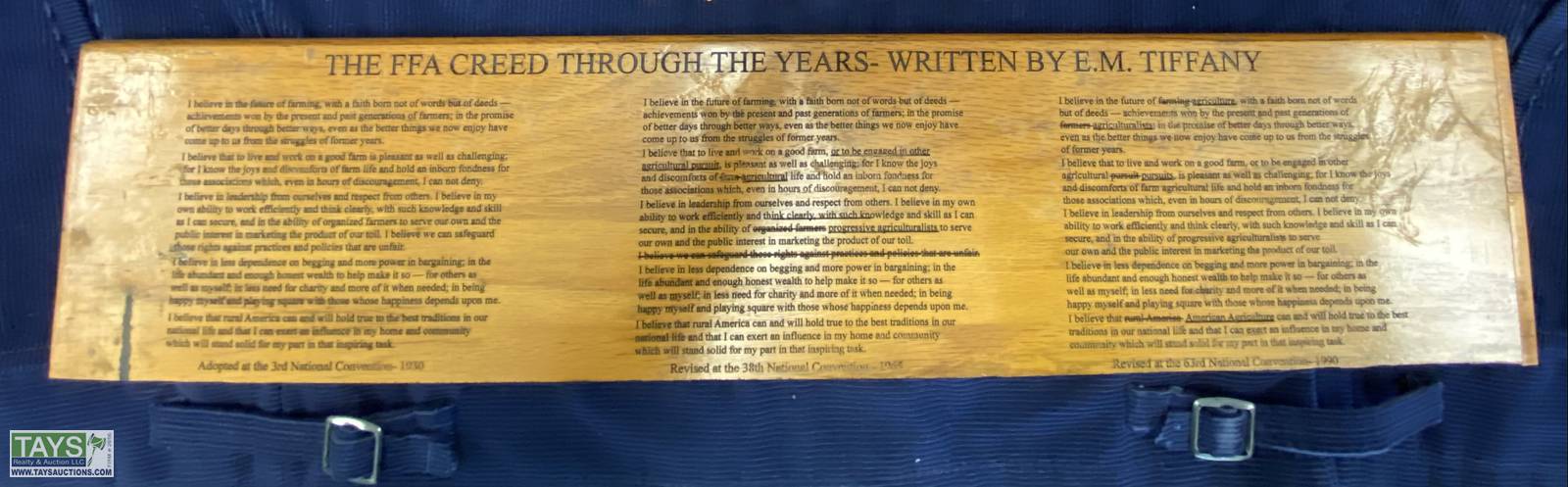 Tays Realty & Auction - Auction: ONLINE BENEFIT AUCTION: TENNESSEE FFA ...