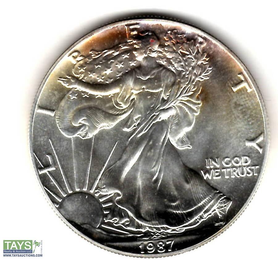 Tays Realty & Auction - Auction: Nov. Coin Auction ITEM: U.S.A. 1987 ...